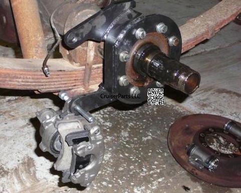 FJ40 FJ45 Semi Float Rear Axle Disc Conversion Kit [2490NPB] - $681.00 ...